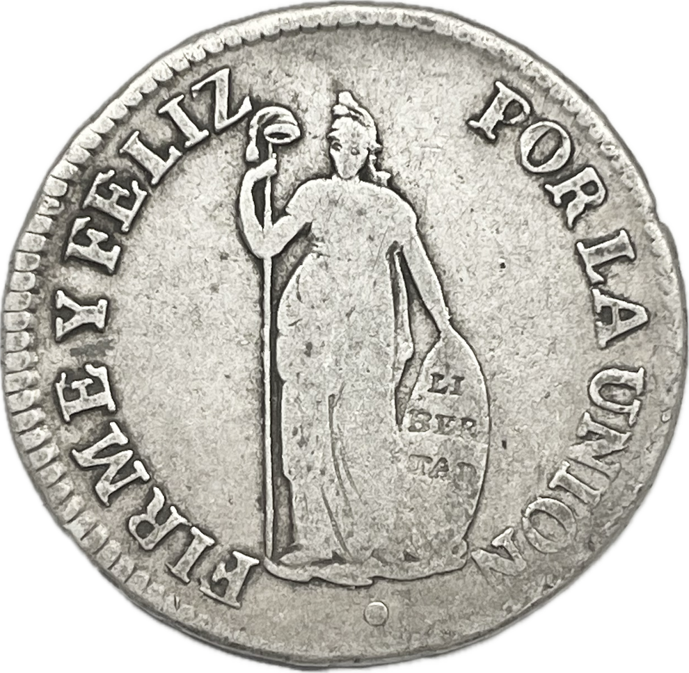 Perú - 1828 - 2 Reales – Numismática Magallanes